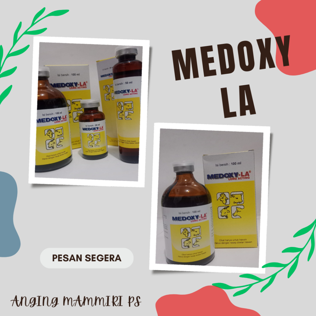 Jual MEDOXY - LA (Injeksi antibiotik pada hewan) | Shopee Indonesia