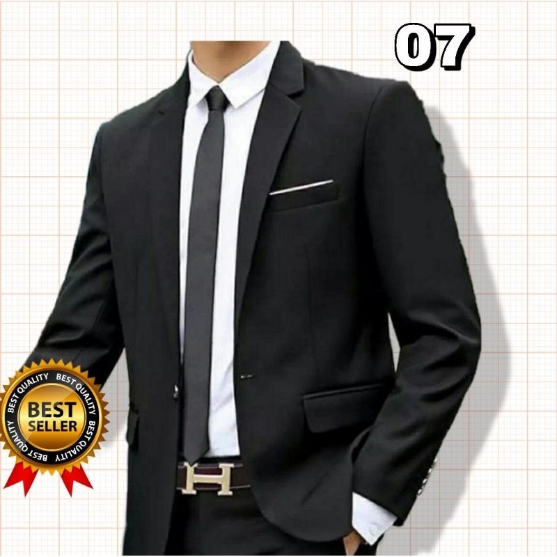 Jual Jas Hitam Formal Premium | Shopee Indonesia