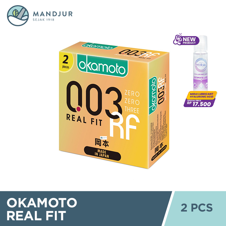Jual Kondom Okamoto 003 Real Fit 2 Pcs | Shopee Indonesia