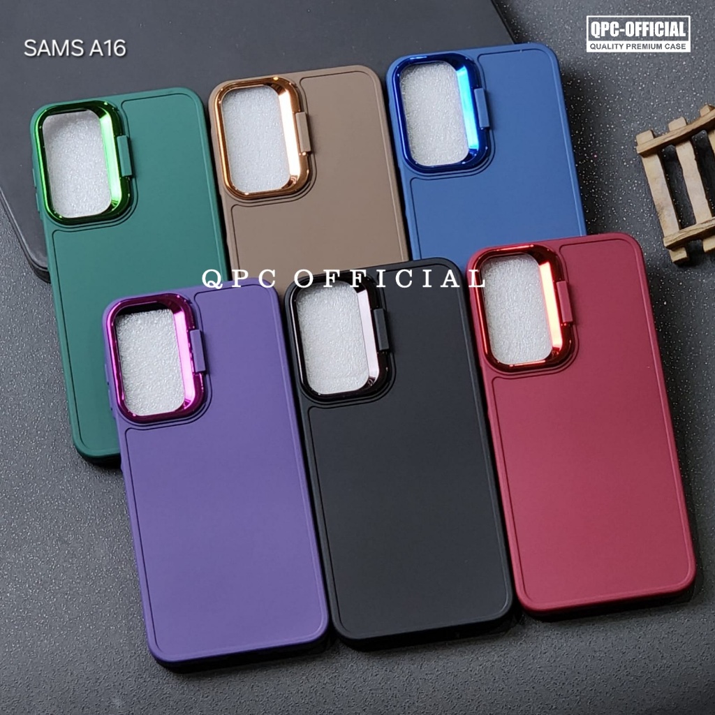 Jual Qpc - Case Macaron Tpu Stand Kamera Softcase Samsung A16 Samsung A06 4G Samsung M15 Samsung ...
