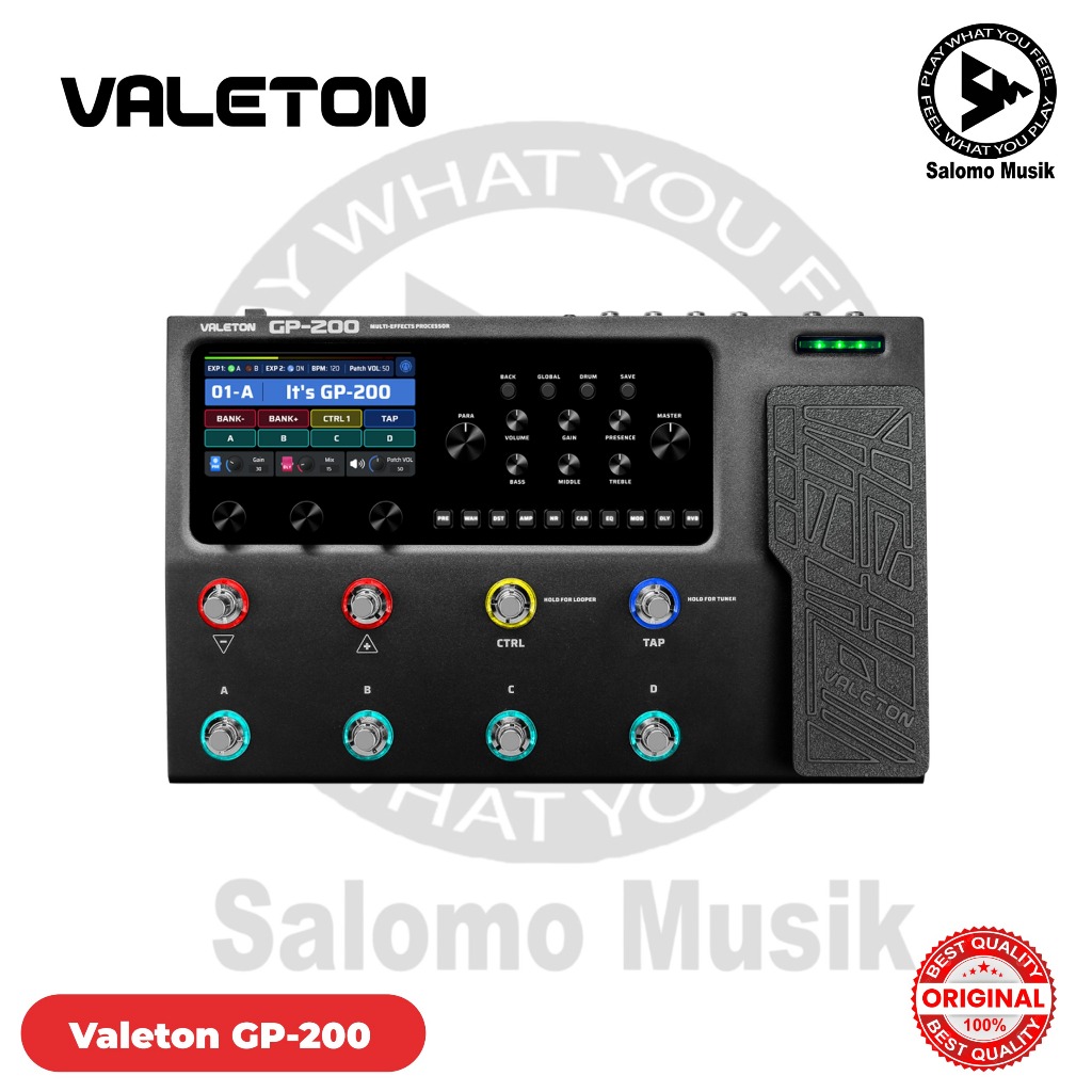 Jual Valeton GP 200 Multi Effect Guitar Processor Original | Shopee ...