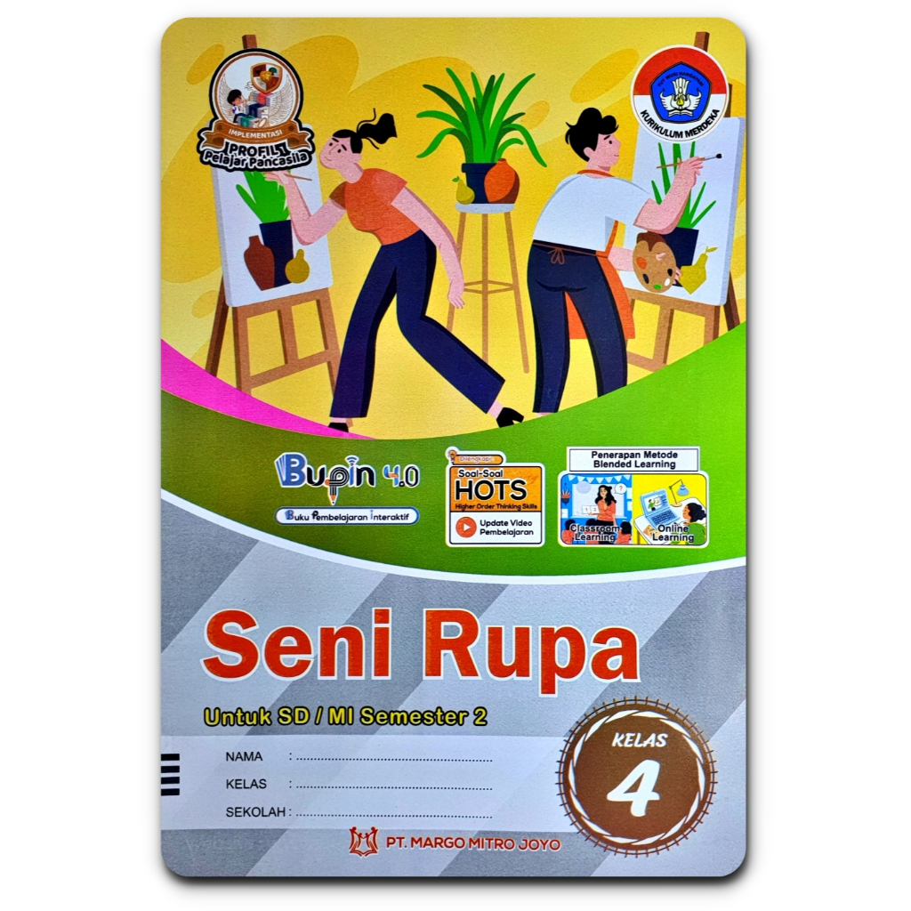 Jual LKS SENI RUPA KURIKULUM MERDEKA SD/ MI KELAS 4 SEMESTER 2 | BP | Shopee Indonesia