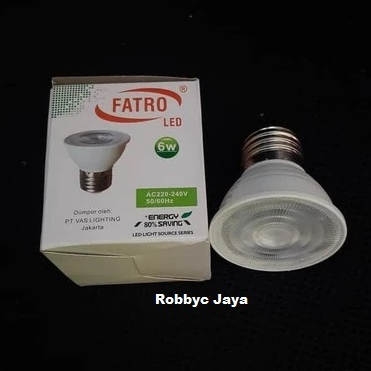 Jual Lampu Halogen Fatro Fitting Drat E27 6W 220V Kuning / Putih ...