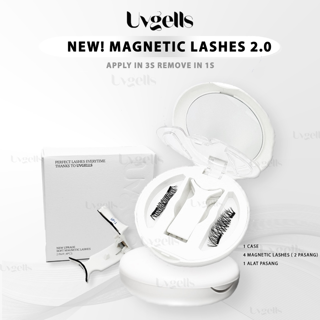 Jual UVGELLS MAGNETIC LASHES 2.0 - Ready stock/Bulu Mata Palsu/ Eyelash ...