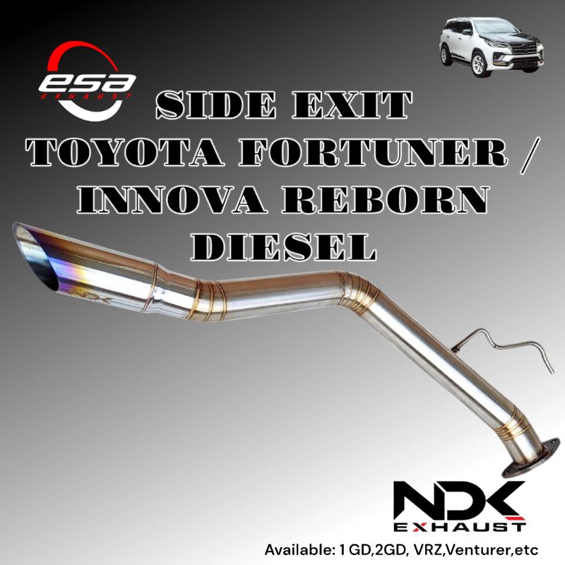 Jual Knalpot Mobil Diesel Side Exit (Buang samping) NDK Exhaust untuk ...