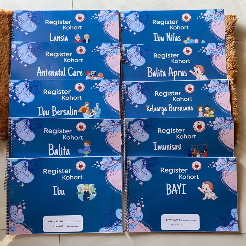 Jual Buku Register Kohort Spiral Lengkap | Shopee Indonesia