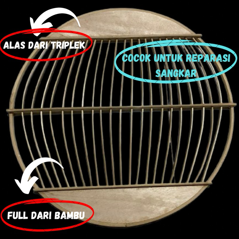Jual angsang sangkar murai/tatakan sangkar no1 2 3/D60,58,55 | Shopee ...