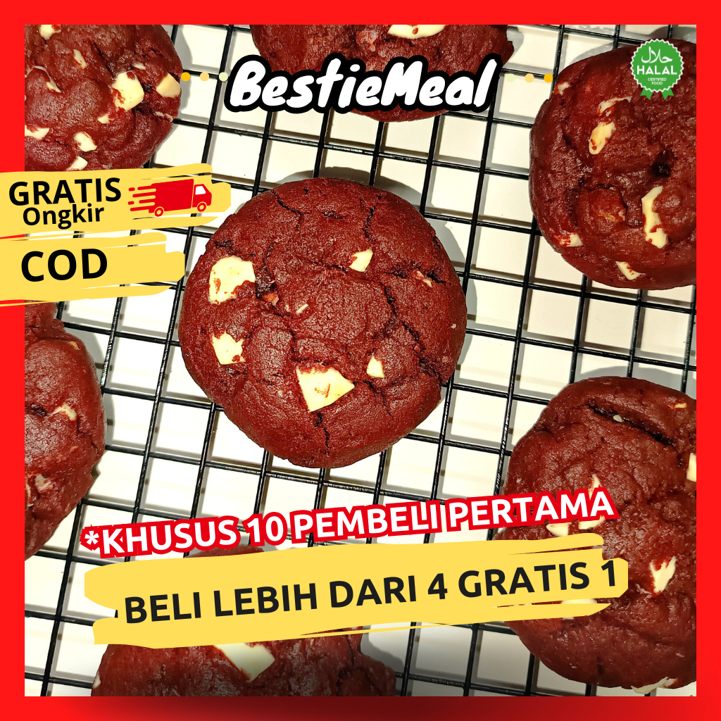 Jual Cemilan Kue Cake Soft Cookies Coklat Matcha Choco Chip Oreo Red ...