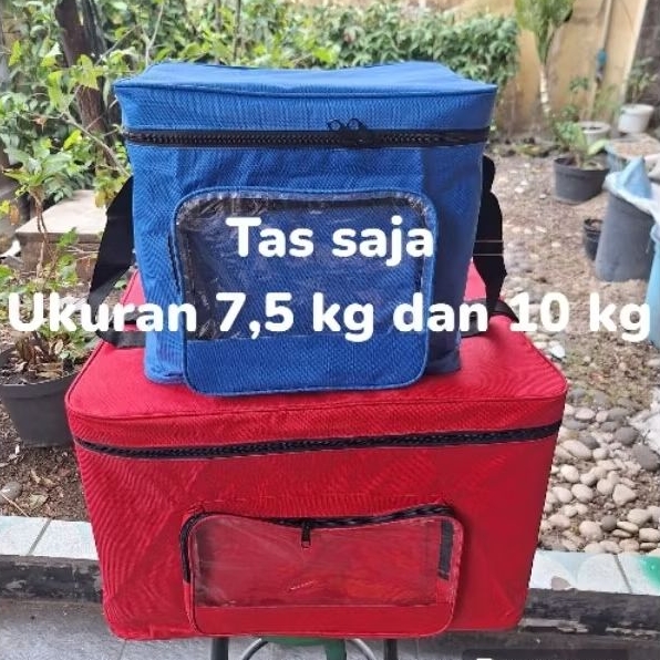 Jual 1 pc | TAS SAJA | 7,5 kg dan 10 kg | untuk Box Styrofoam ice cream ...