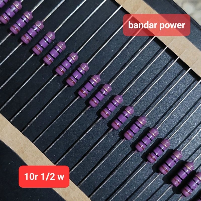 Jual RESISTOR UNGU 1/2 W (10Pcs) Beragam nilai ada di dalam etalase | Shopee Indonesia