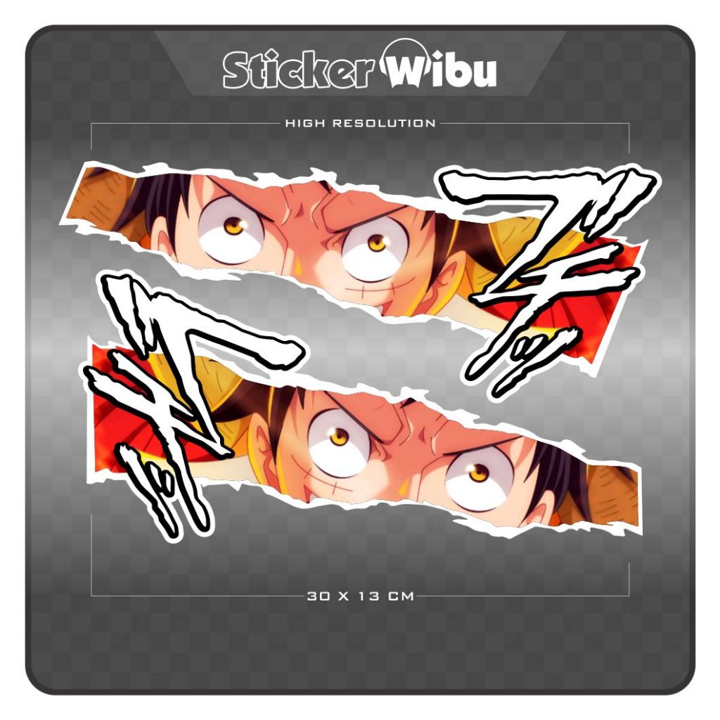 Jual STICKER PRINTCUT MATA ANIME / MOTOR / MOTIF 26 / STIKER / SEMUA ...
