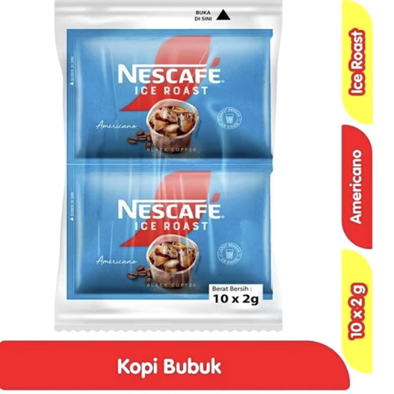 Jual NESCAFE ICE ROAST AMERICANO BARU ISI 10 SACHET | Shopee Indonesia