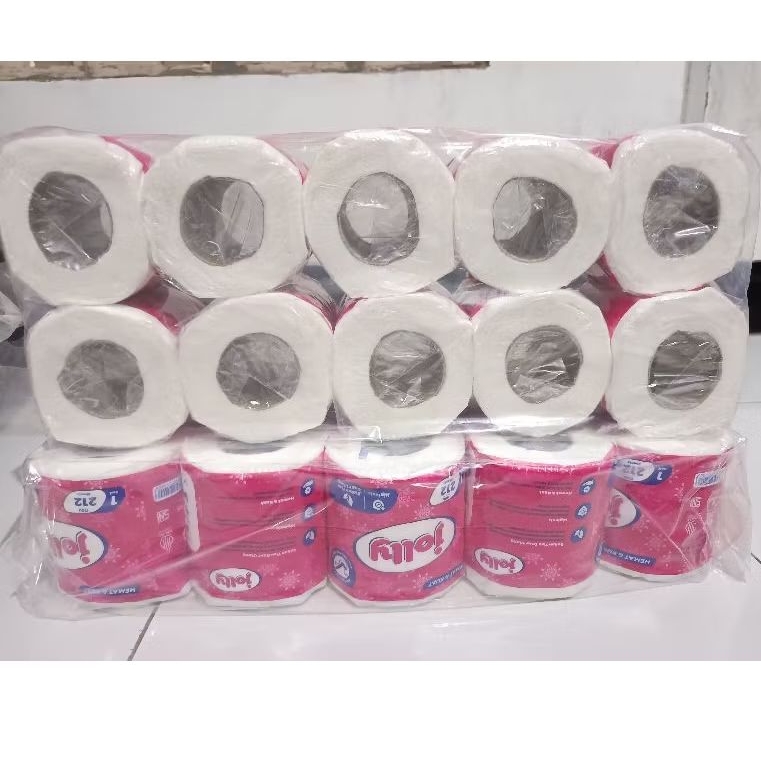Jual Tissue Jolly Roll 212 sheet ( isi 10 Roll ) kemasan baru tebal ...