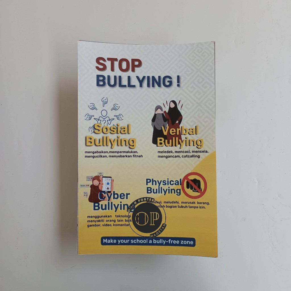 Jual Stiker Stop Bullying - Macam-Macam Bullying - Perundungan Sekolah ...