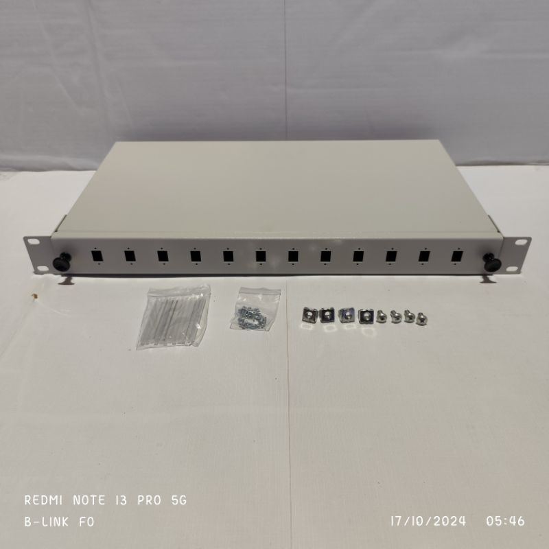Jual otb 12 core / odf 12 core / otb rackmount 12 core fiber optik ...