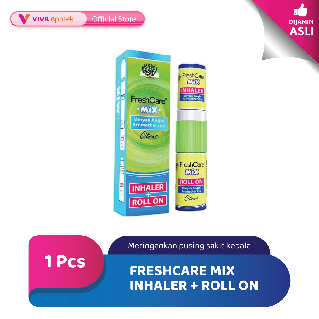 Jual Freshcare Mix Inhaler + Roll On Melegakkan Hidung Tersumbat (1 Pcs ...