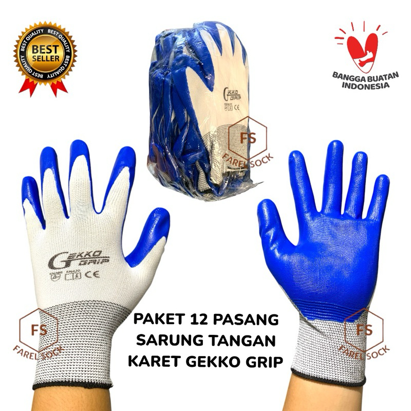 Jual Paket 12 Pasang Sarung Tangan Palm Fit Anti Cutting Dan Kaca Anti ...