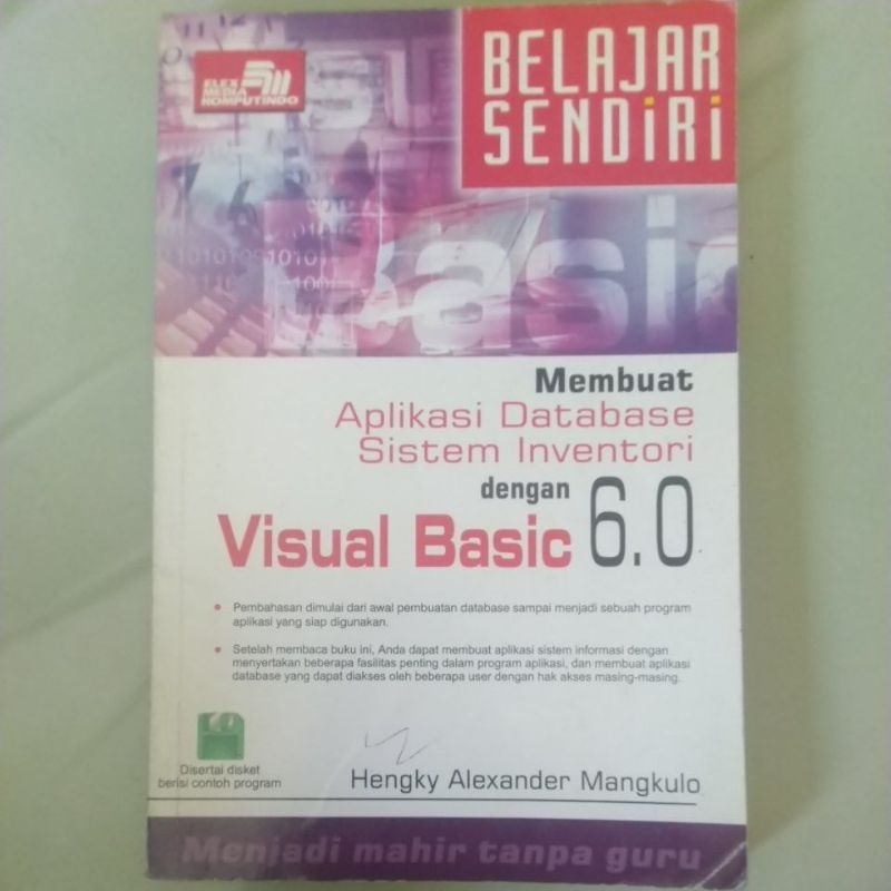Jual Buku Komputer Membuat Aplikasi Database Sistem Inventori dengan Visual Basic 6.0 - Hengky ...