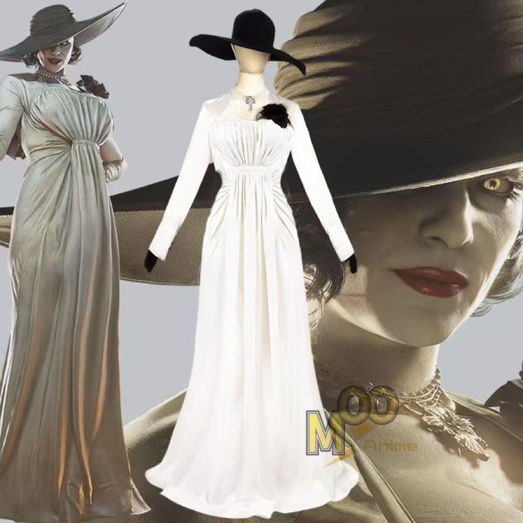 Jual Resident Evil Village cosplay costume Alcina Dimitrescu cosplay ...