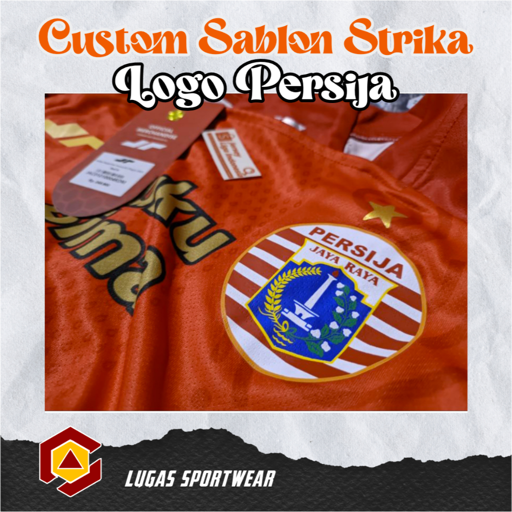 Jual STIKER SABLON LOGO PERSIJA JAKARTA | CUSTOM STIKER SABLON | Shopee ...