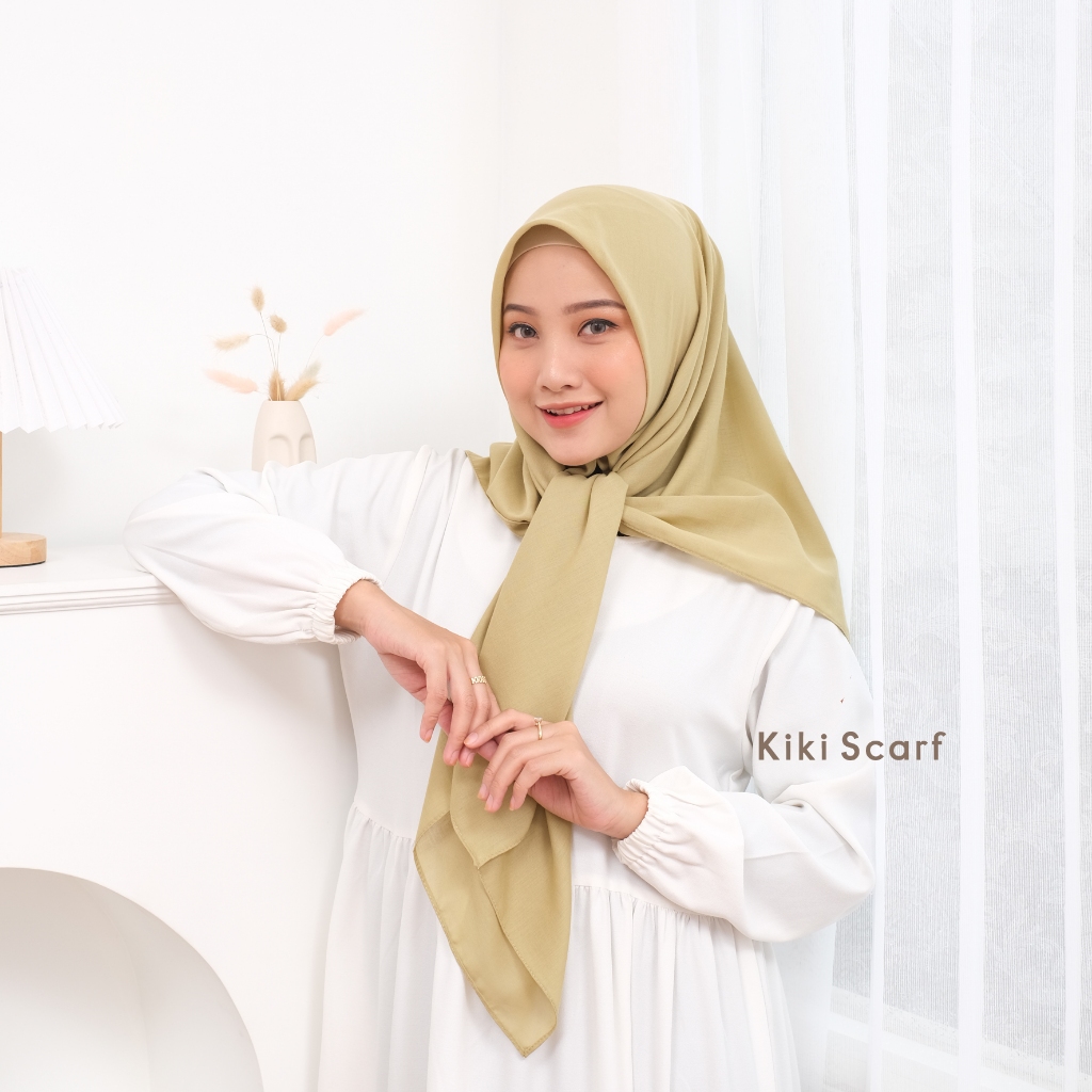 Jual JILBAB KATUN KHAKI PNS, JILBAB SEGI EMPAT KHAKI PNS, JILBAB ...