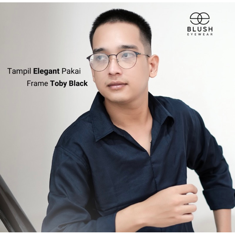 Jual BLUSH EYEWEAR Toby Black | Shopee Indonesia