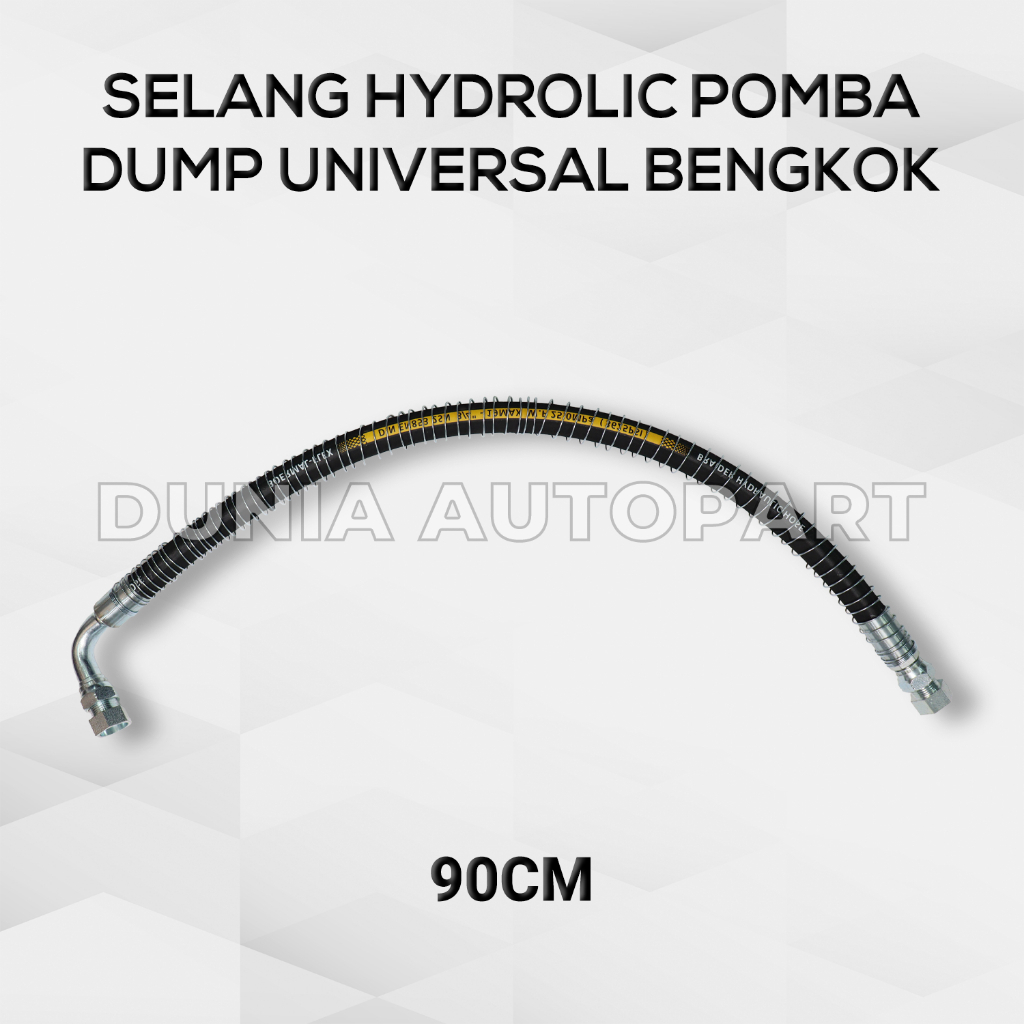 Jual Selang Hydrolic Pomba Dump Universal bengkok 90CM | Shopee Indonesia