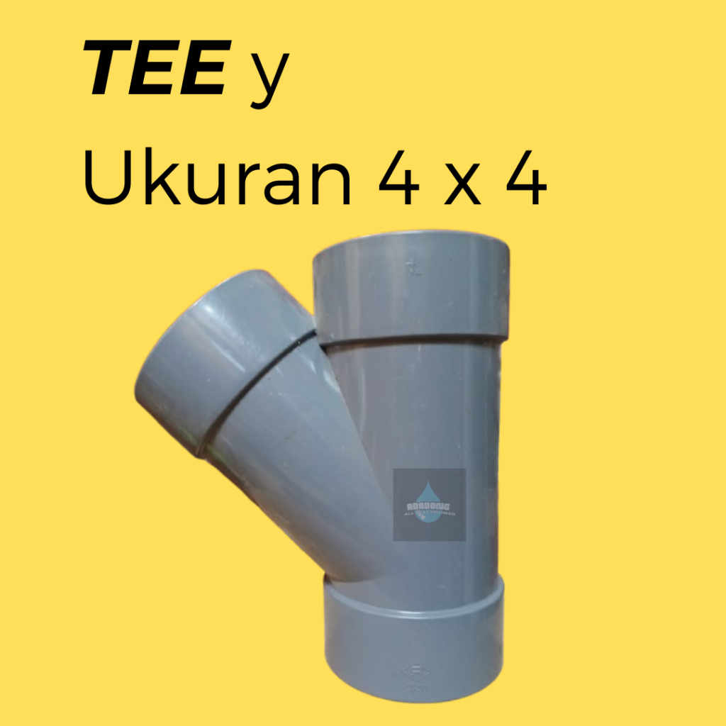Jual Sambungan Paralon Fitting Pipa T Y Branch Ukuran 4 x 4 Inch ...