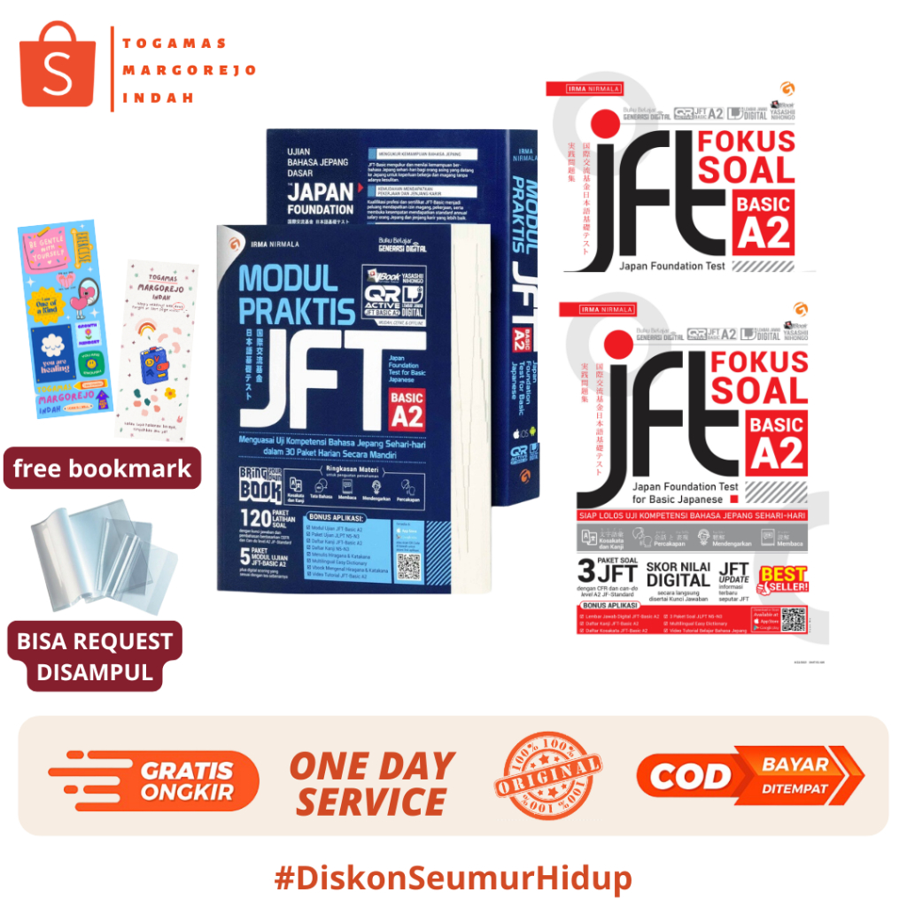 Jual Buku Modul Praktis JFT Basic A2 dan Fokus Soal JFT Basic A2 - IRMA NIRMALA | Shopee Indonesia