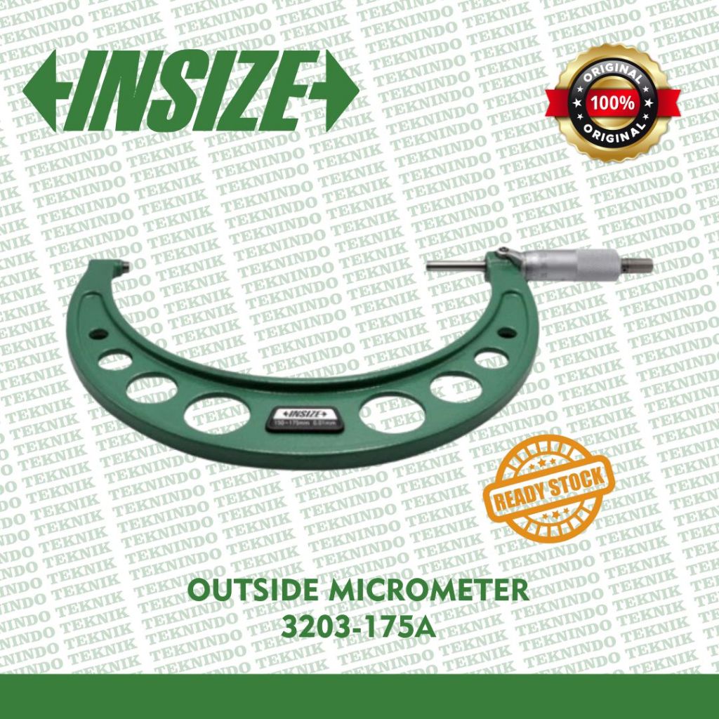 Jual Insize Outside Micrometer 3203-175A Range 150-175mm Original ...