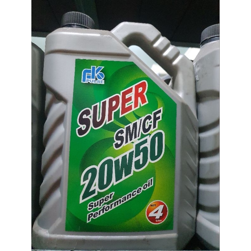 Jual CUCI GUDANG!! Oli Mesin FK Pulse Super 20W-50 SM/CF (4 Liter) | Shopee Indonesia