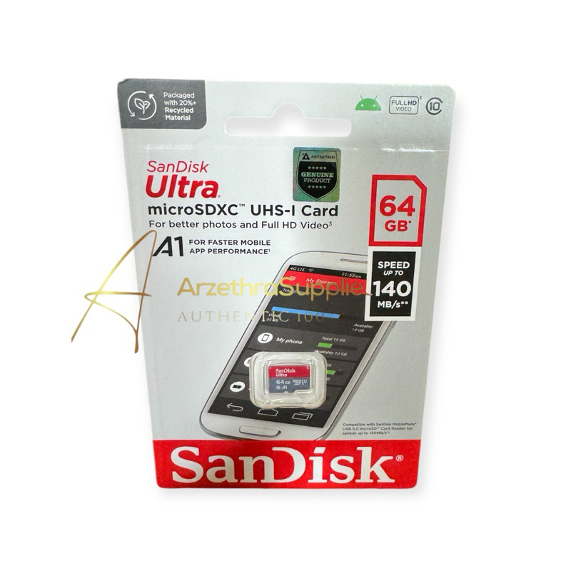 Jual Sandisk Micro SDXC A1 64GB 140mbps | Shopee Indonesia
