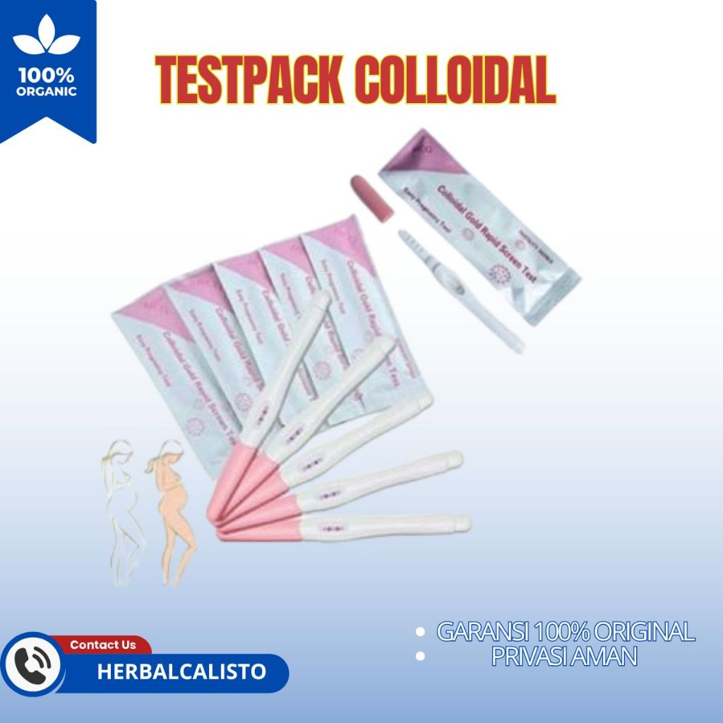 Jual TestPack COLLOIDAL Stik Compact HCG Test Pack Tespek | Shopee ...
