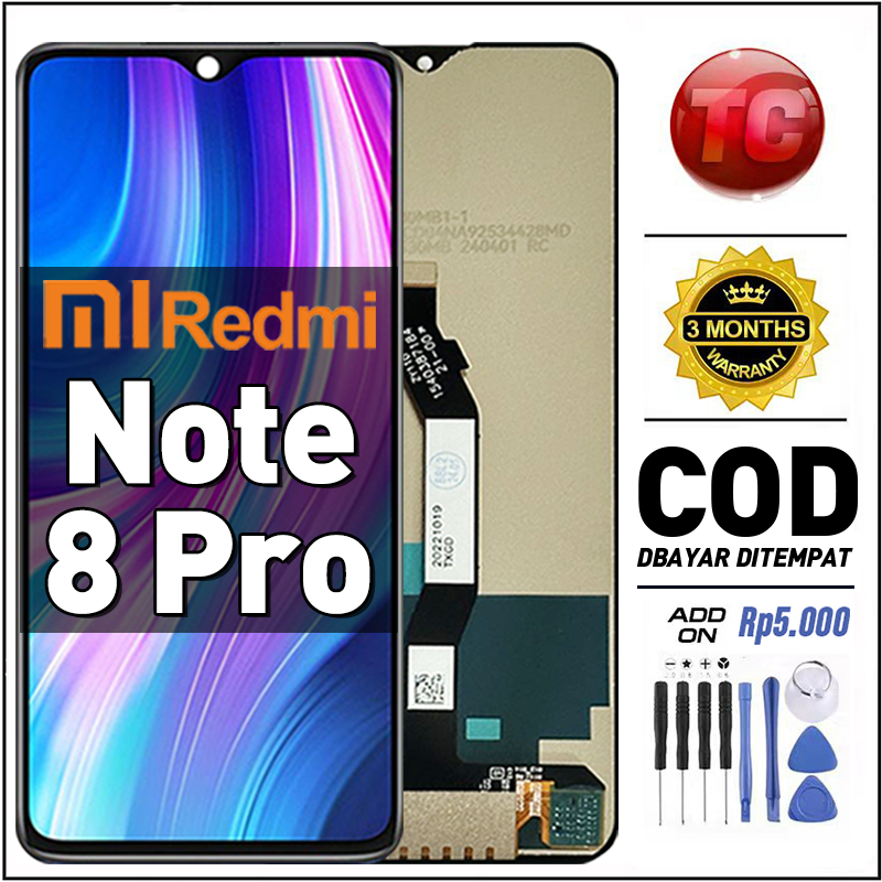 Jual LCD Redmi Note 8 Pro Original 100 Fullset Asli Ori Touchscreen For Glass Touch Screen ...