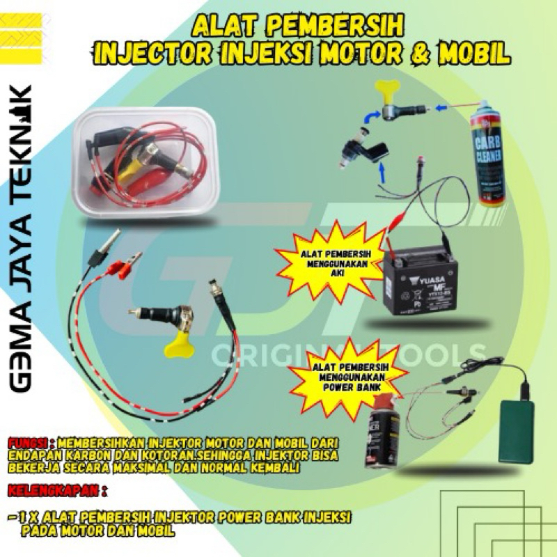 Jual Alat Pembersih Injektor Motor Mobil Injector Cleaner Kit | Shopee ...