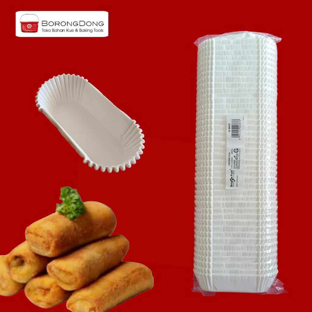 Jual Kertas Alas Risol / Cupcake Oval / Kertas Risol | Shopee Indonesia