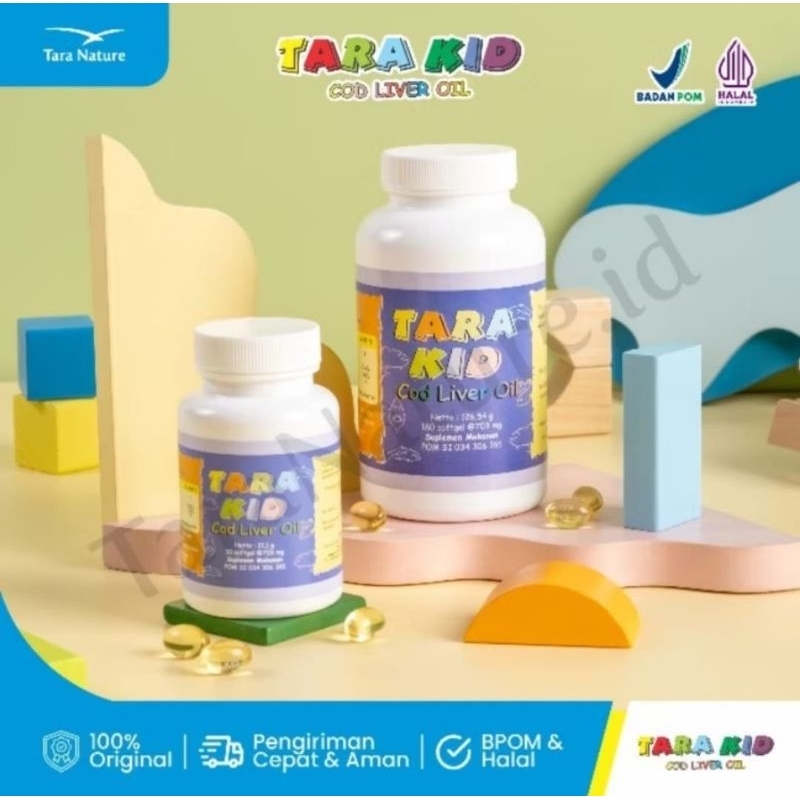 Jual Tarakid Tara kids cod liver oil vitamin kecerdasan otak anak ...