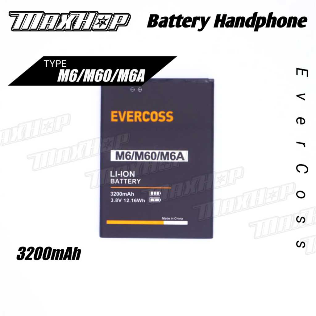 Jual Baterai Evercoss M6 / M60 / M6A Original OEM Batre Batrai Battery Handphone | Shopee Indonesia