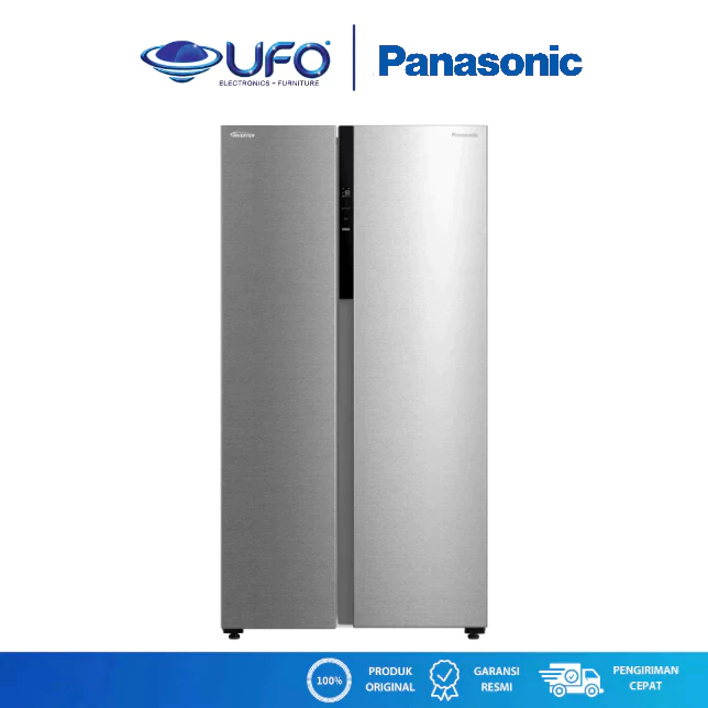 Jual Panasonic Kulkas Side by Side Lemari Es 592 Liter NRSC631BWSD ...