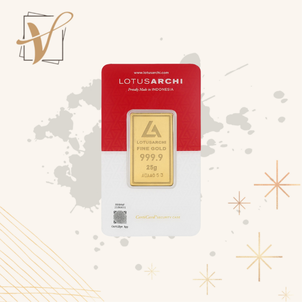 Jual LOGAM MULIA (LM) LOTUS ARCHI 25 GR | Shopee Indonesia