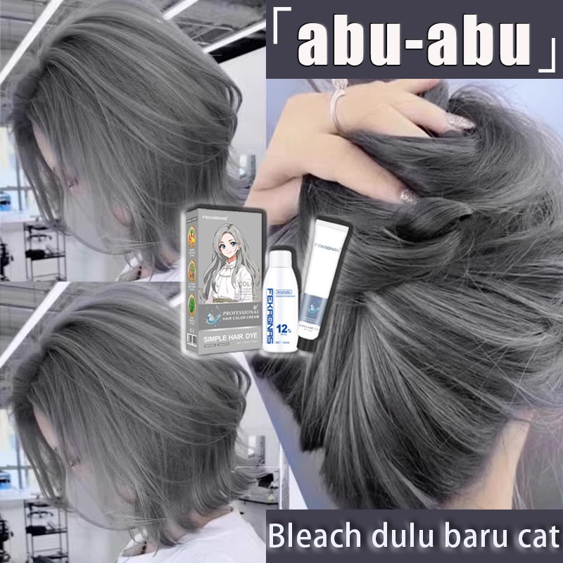 Jual [Pengiriman cepa] FEKAGNAS cat rambut ash grey 200ml Bleach dulu ...