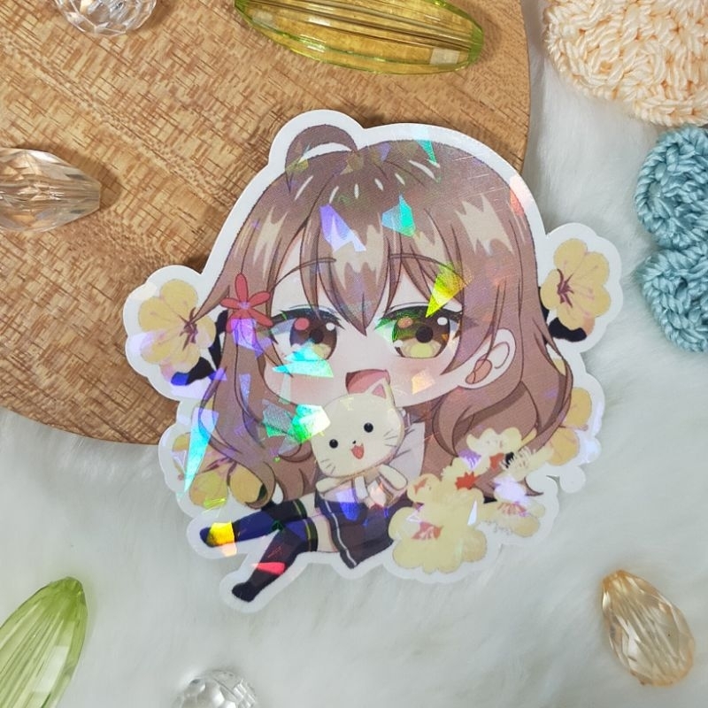 Jual Sticker Hologram Brokenglass Fanmerch Roshidere Masha Mikhailovna ...