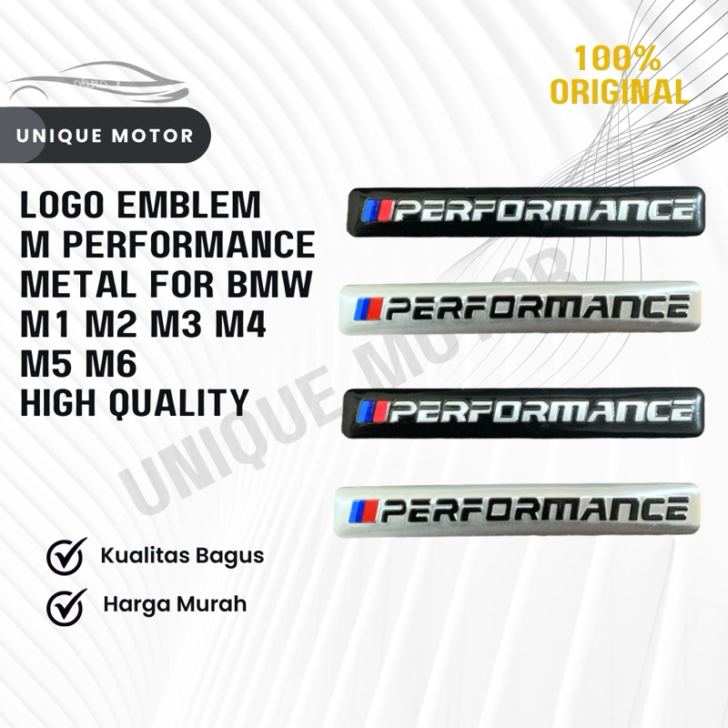 Jual Logo Emblem M Performance Metal For BMW M1 M2 M4 M5 M6 | Shopee ...