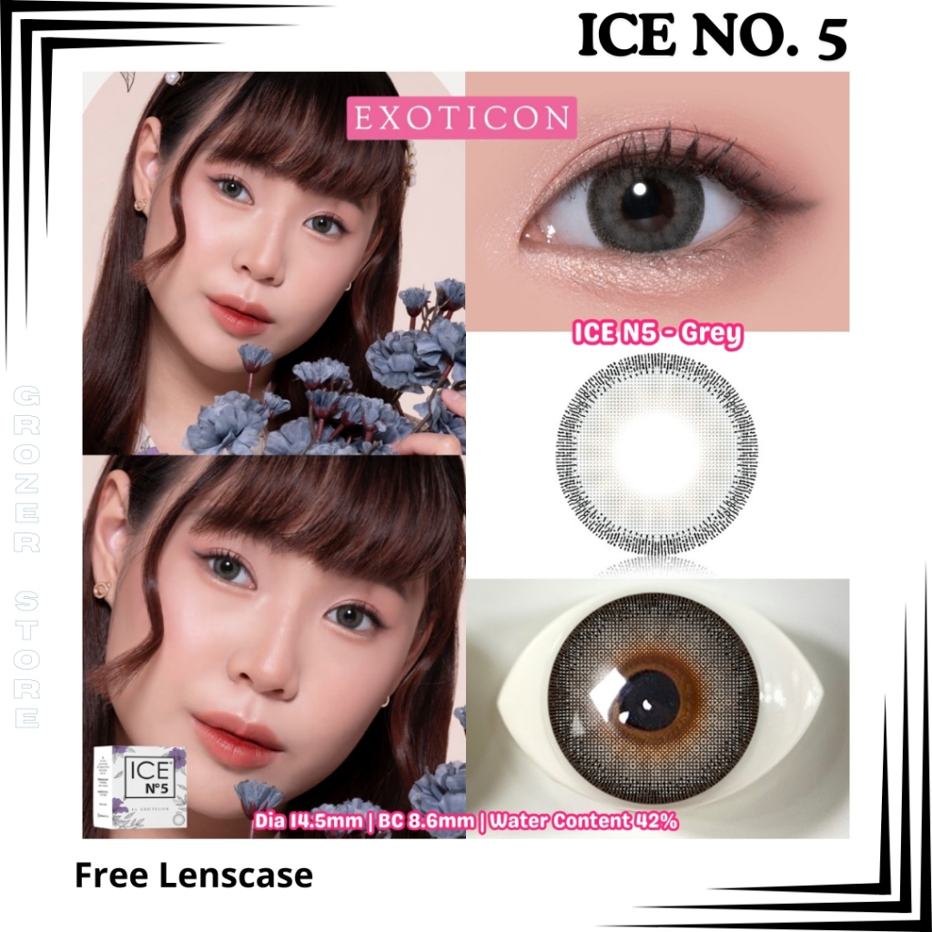 Jual SOFTLENS ICE NO. 5 DIA. 14.50mm KEMASAN BOTOL BY EXOTICON - MINUS ...