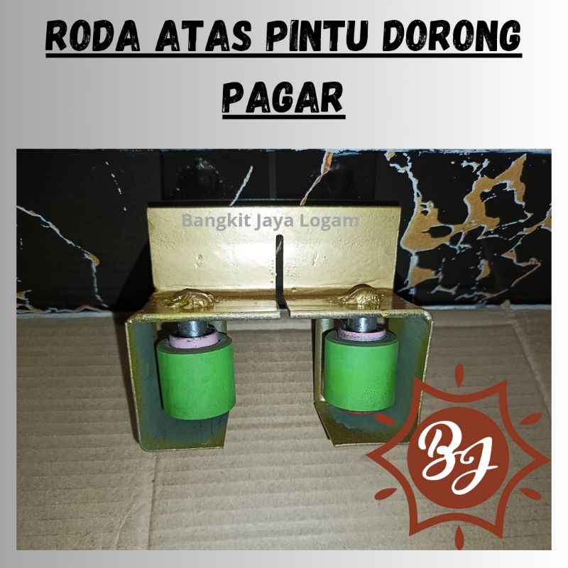 Jual Roda Atas Pintu Pagar Dorong // Bracket Roda Atas Waterfom Pintu ...