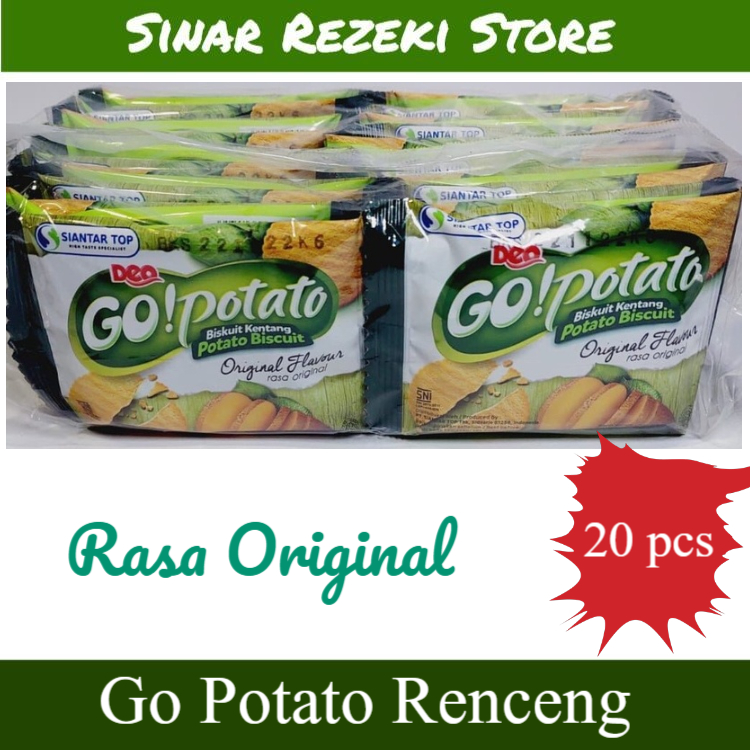 Jual Go Potato Renceng/ Go Potato Biskuit Kentang / Go Potato Original ...