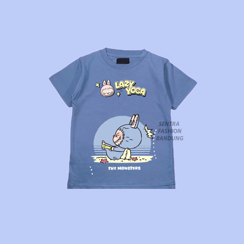 Jual LABUBU - Kaos anak lucu boneka viral terbaru LABUBU Katun 30s 1-10 ...