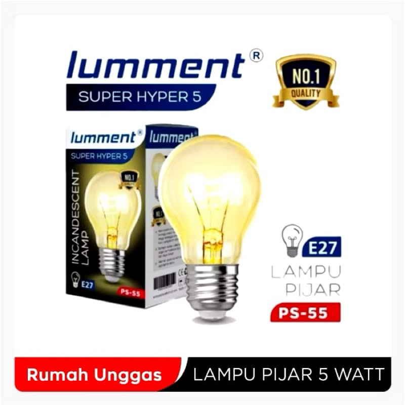 Jual Lampu Pijar E27 PS 55 Merk Lumment - Harga Terbaik | Shopee Indonesia