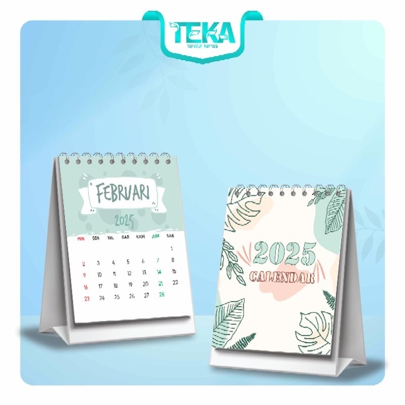 Jual TEKA Kalender 2025 Aesthetic / Calender 2025 / Kalender Meja Duduk ...
