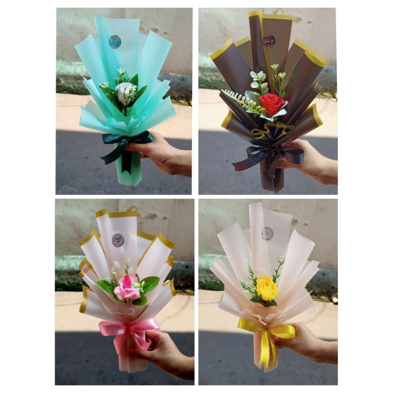 Jual Buket Bunga Satuan Single Buket Satuan Bouquet Single Flower ...